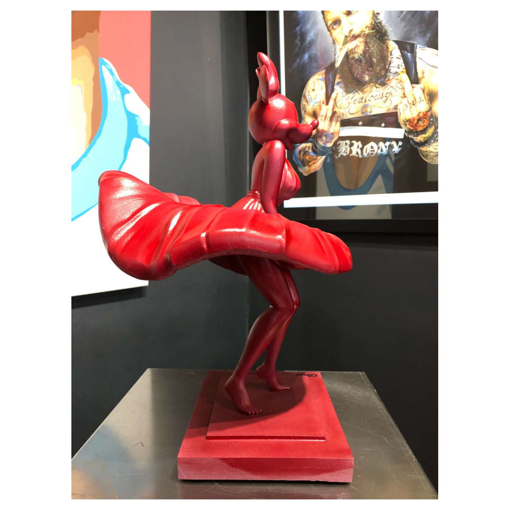 Simon Skint-Minnie Monroe-Candy Apple Red-Resin & Airbrushed Enamels ...